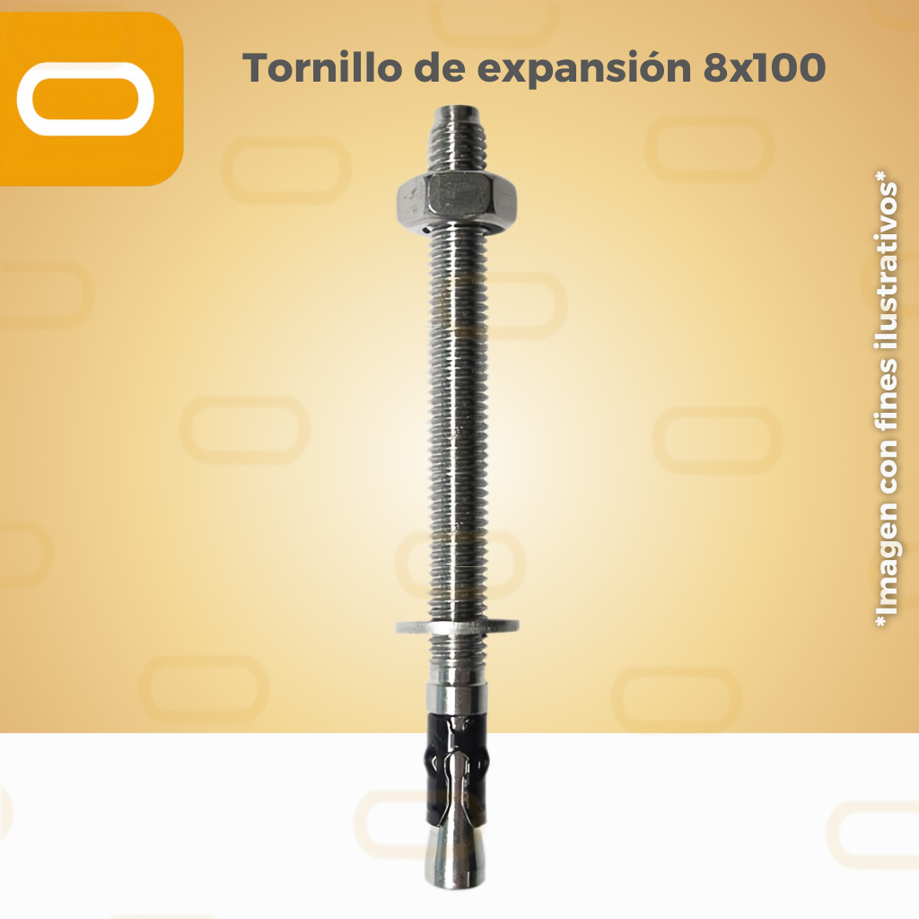 Tornillo de expansión Hilti para pata en L larga 8x100 | Todos | Ancla